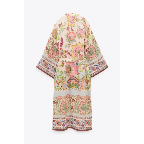 Zara | Kimonos & Yukatas | Zara Floral Print Kimono | Poshmark